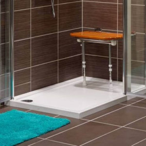 Walk-in Shower with Split-Folding Doors | The Enrapture