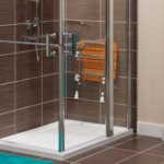 Walk-in Shower with Split-Folding Doors | The Enrapture